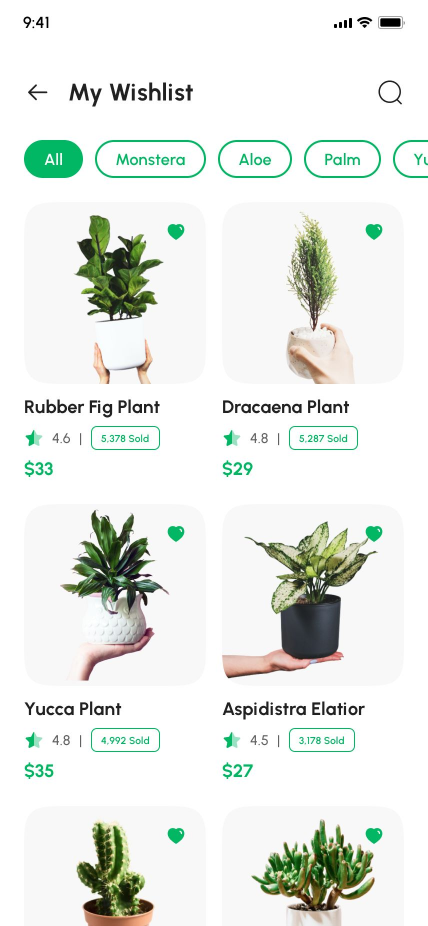 Potea - Plant Ecommerce & Online Store React Native Expo App Ui Kit by lalaWeb