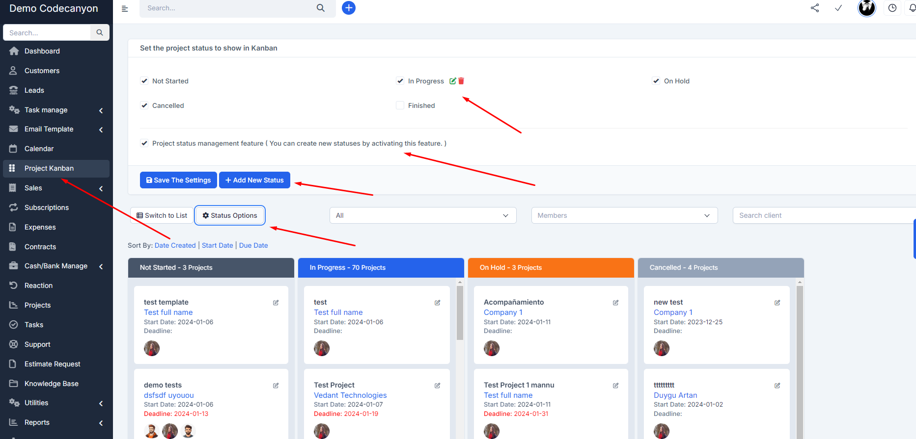 Project Kanban View Module For Perfex CRM by halilaltndg | CodeCanyon Project Kanban View Module For Perfex CRM by halilaltndg | CodeCanyon