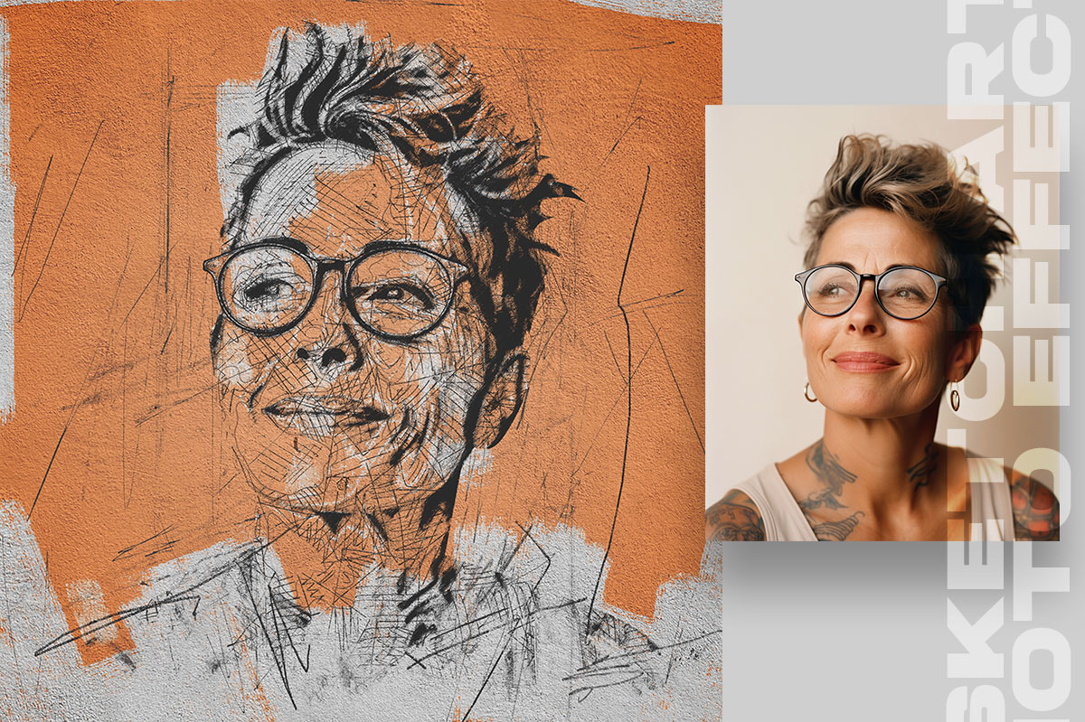 Sketch Art Photo Effects, Add-ons | GraphicRiver