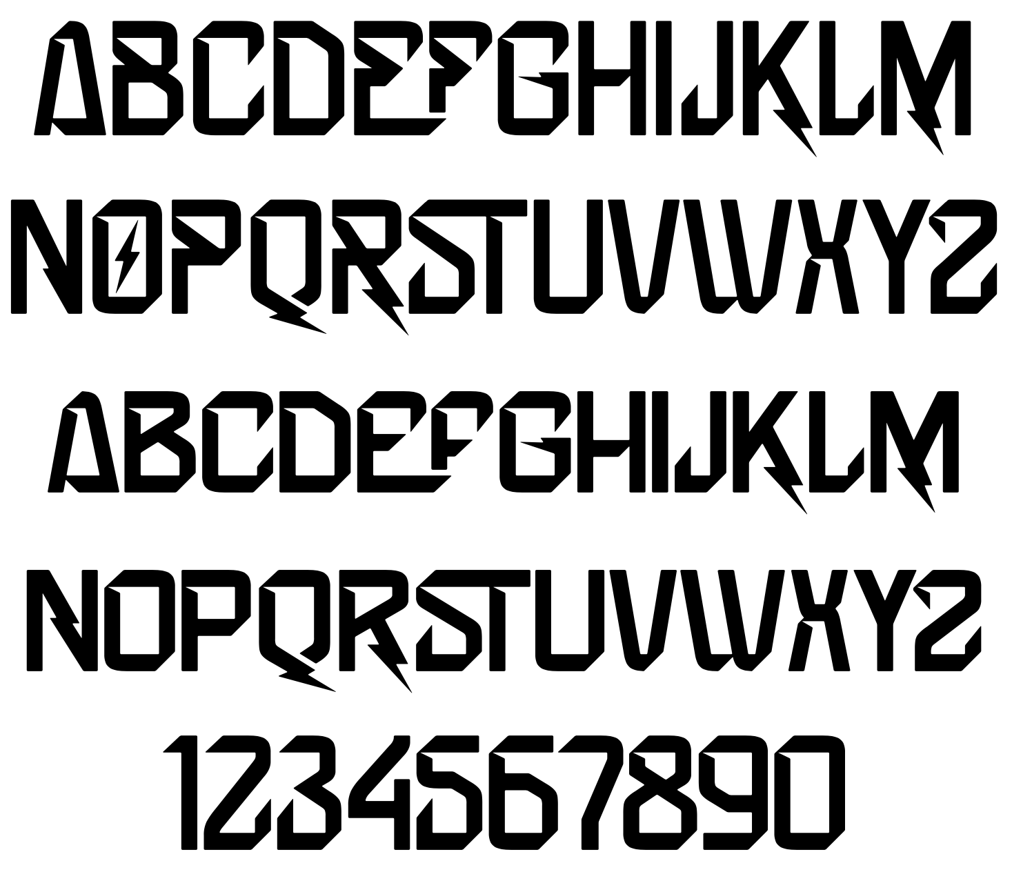 Voltstrom, Fonts | GraphicRiver