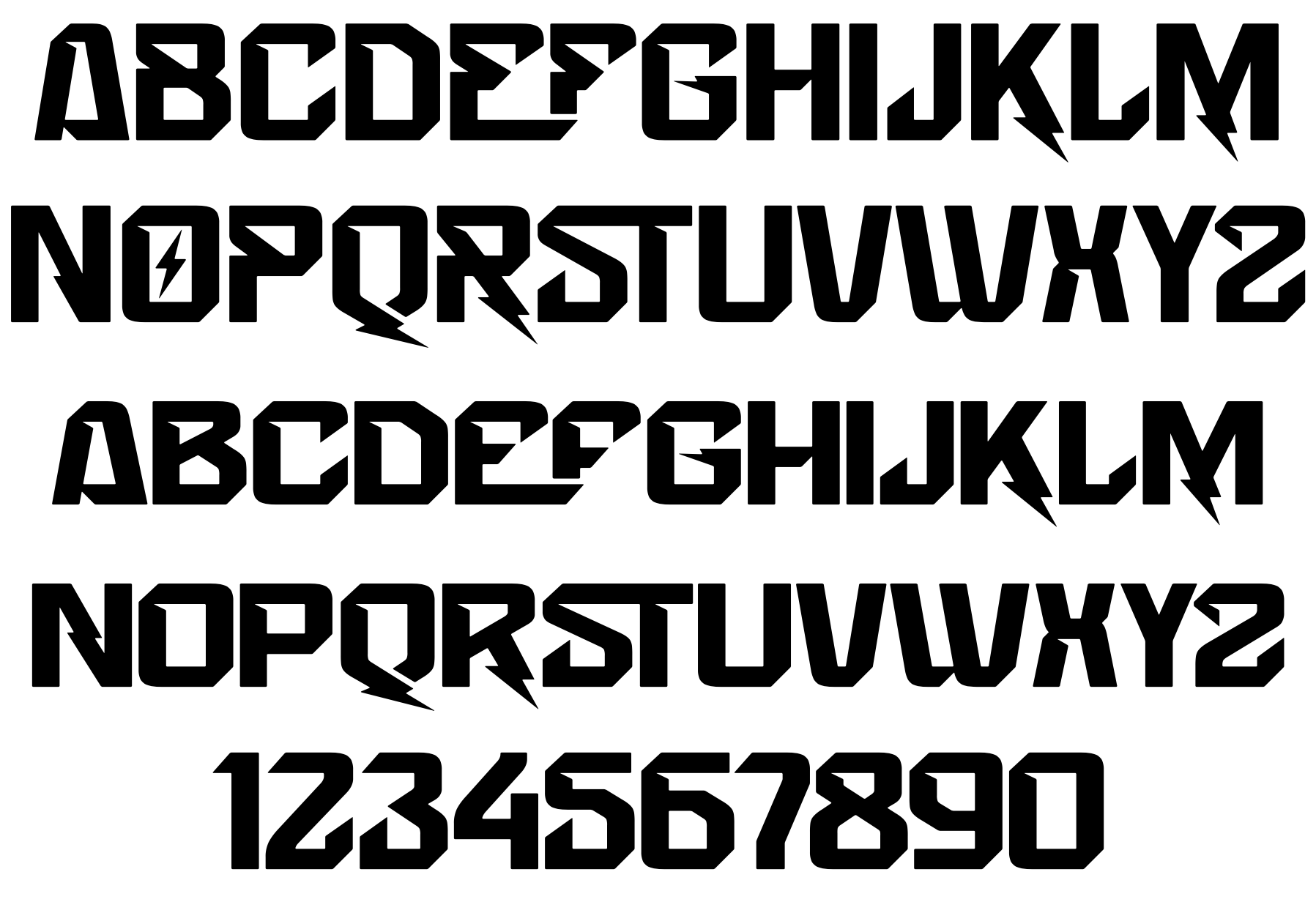 Voltstrom, Fonts | GraphicRiver