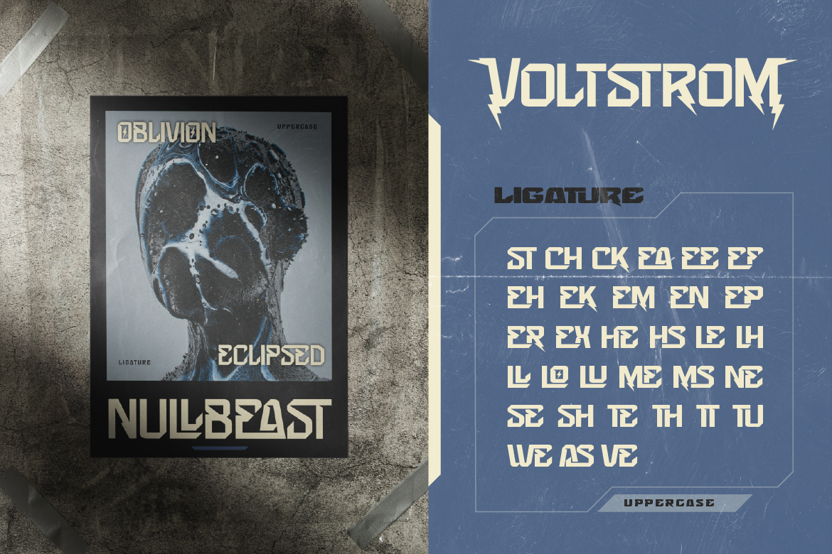 Voltstrom, Fonts | GraphicRiver