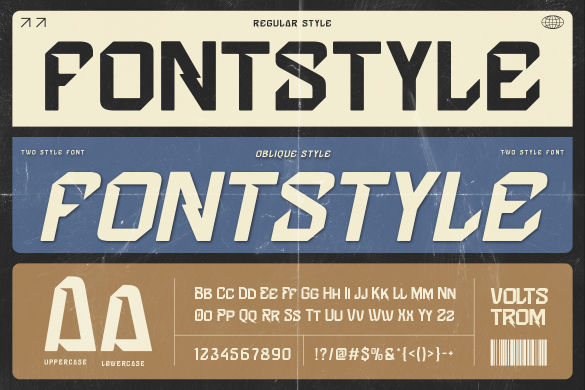 Voltstrom, Fonts | GraphicRiver