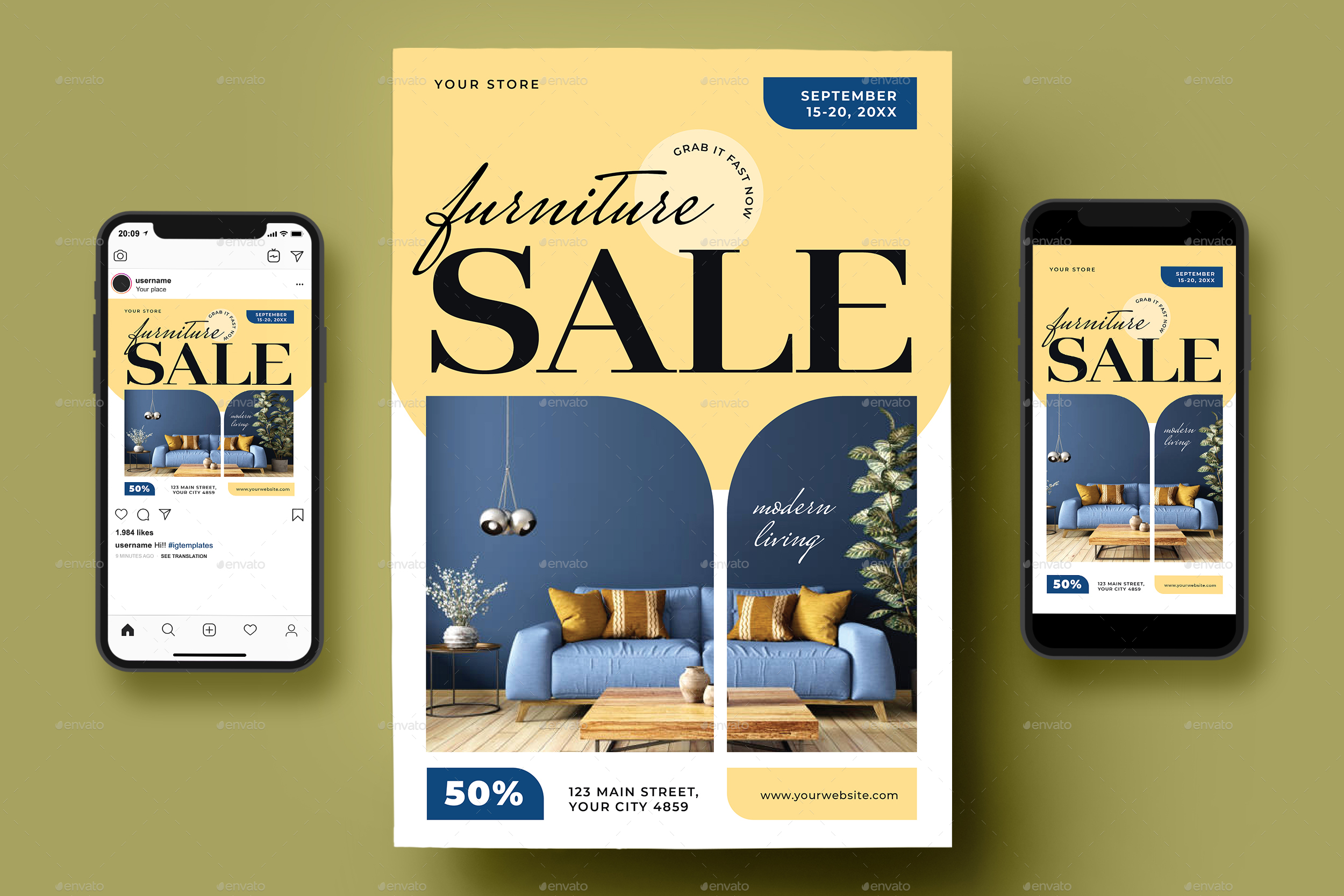 Furniture Flyer, Print Templates | GraphicRiver
