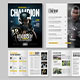 American Football Magazine Template, Print Templates | GraphicRiver