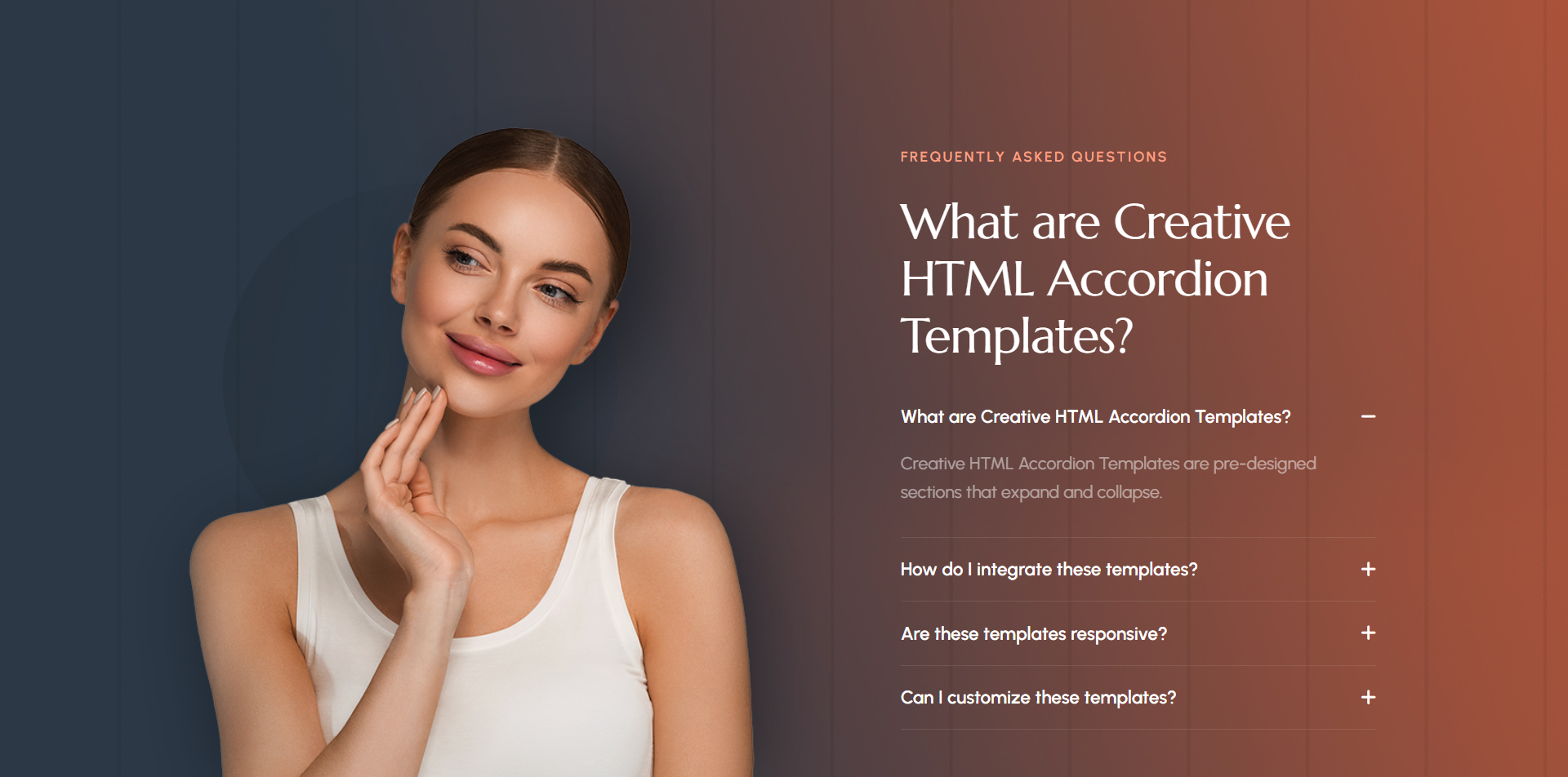 Creative HTML Accordion & FAQ Templates by Salahudeen007 | CodeCanyon