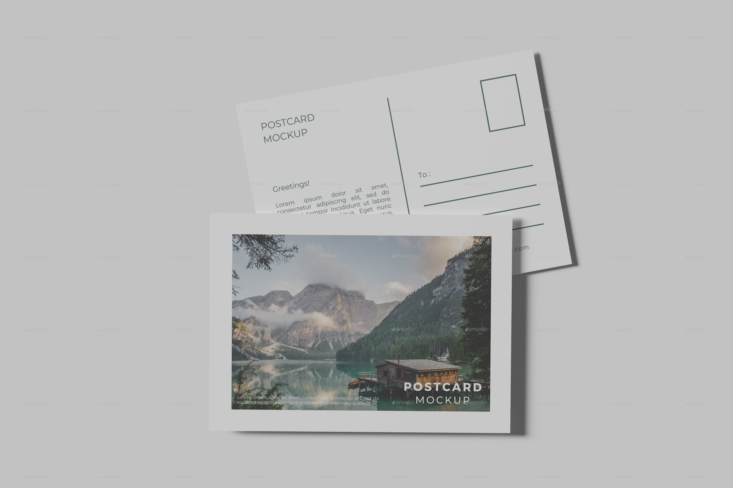 Postcard Mockup, Graphics | GraphicRiver