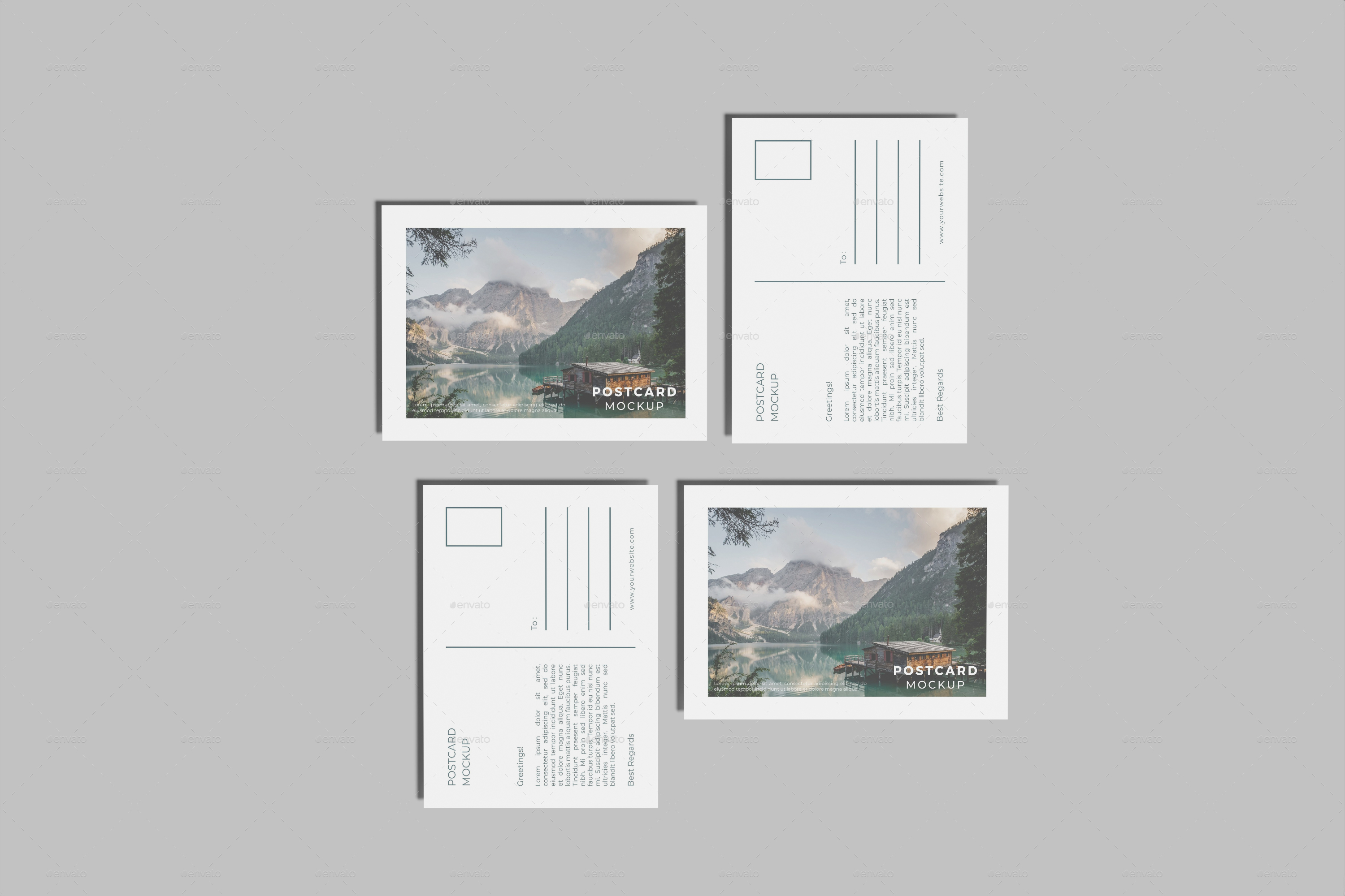 Postcard Mockup, Graphics | GraphicRiver
