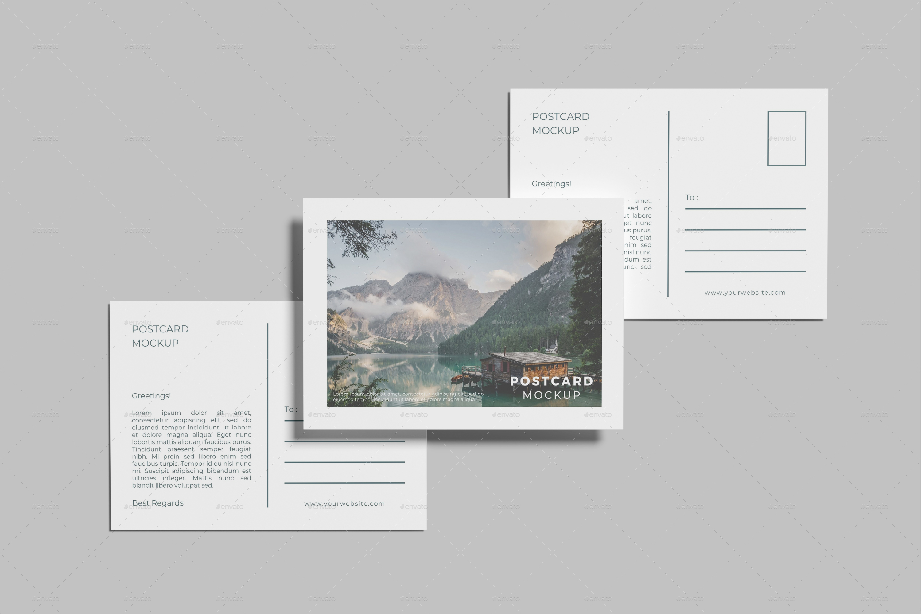 Postcard Mockup, Graphics | GraphicRiver