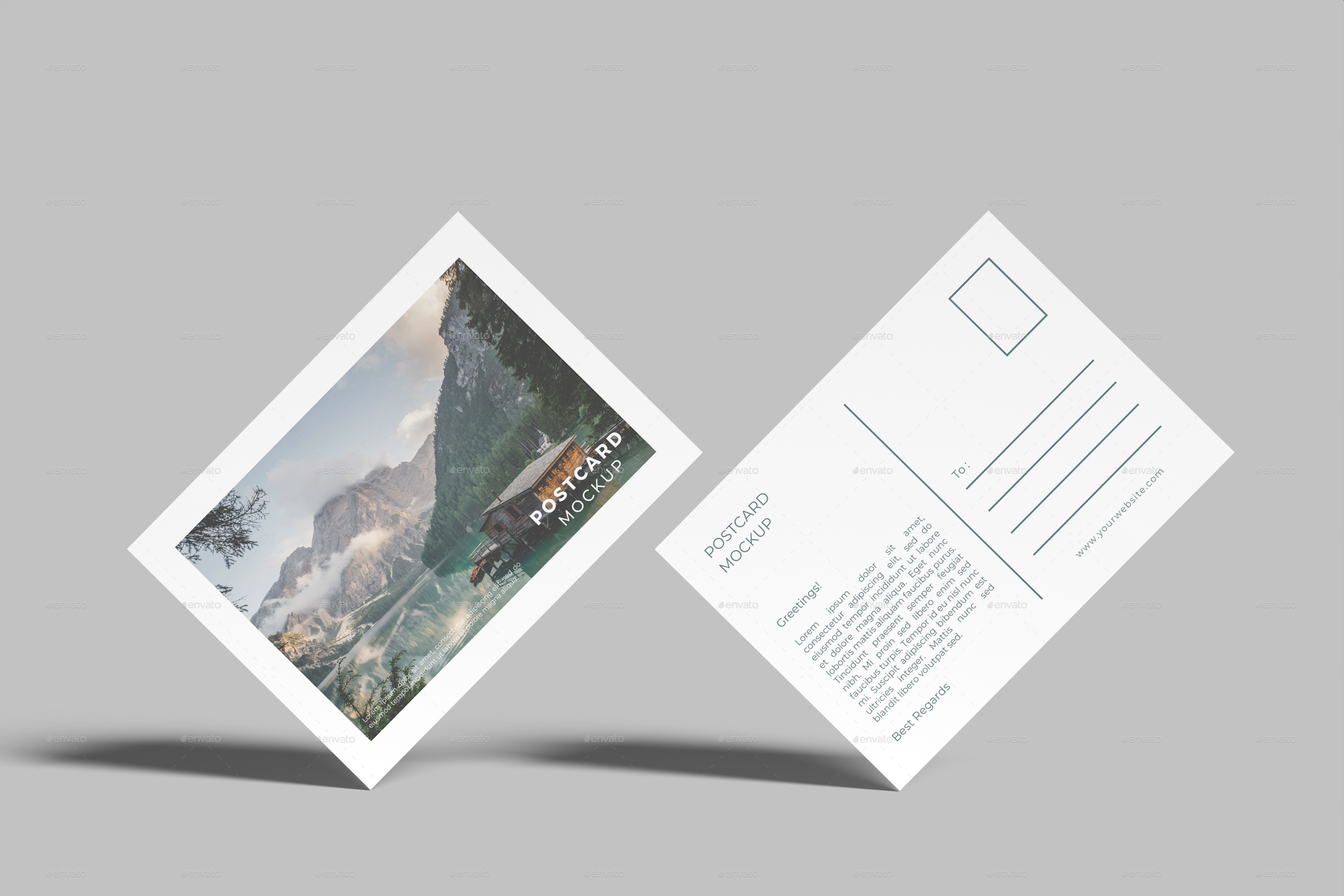 Postcard Mockup, Graphics | GraphicRiver