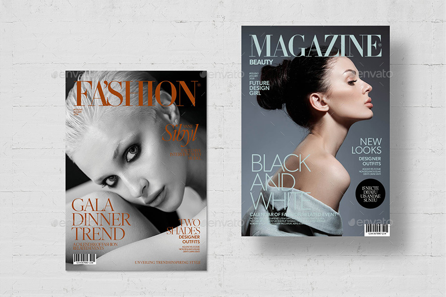 Fashion Magazine Cover Templates, Print Templates | GraphicRiver