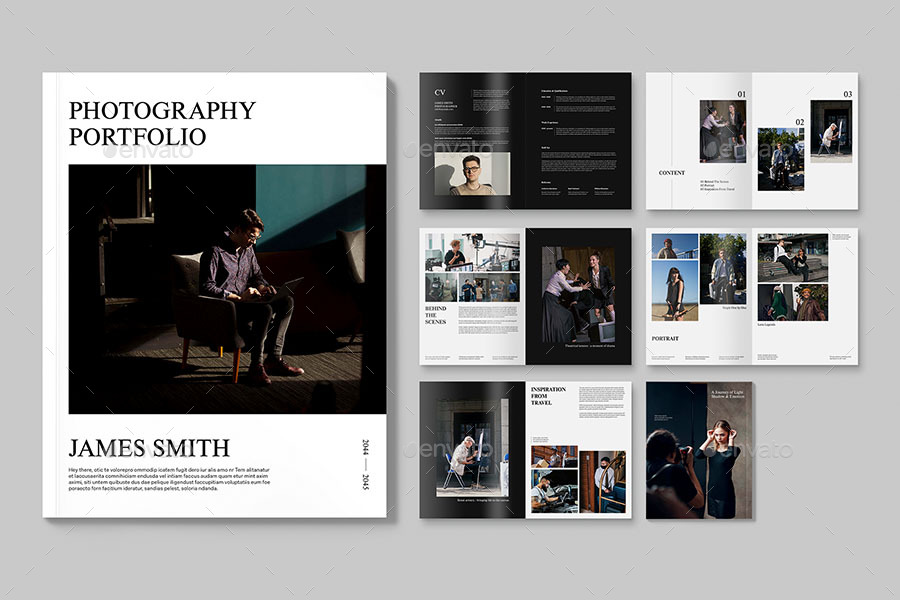 Photography Portfolio Template, Print Templates | GraphicRiver