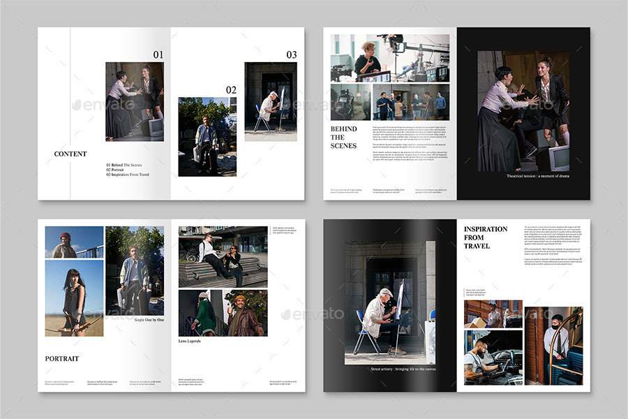 Photography Portfolio Template, Print Templates | GraphicRiver