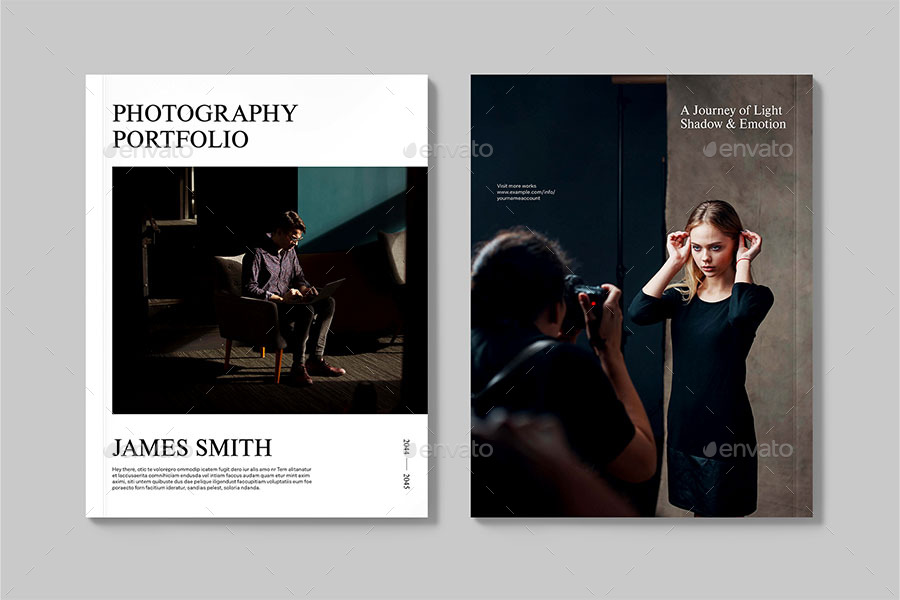 Photography Portfolio Template, Print Templates | GraphicRiver