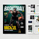 Basketball Magazine Template, Print Templates | GraphicRiver