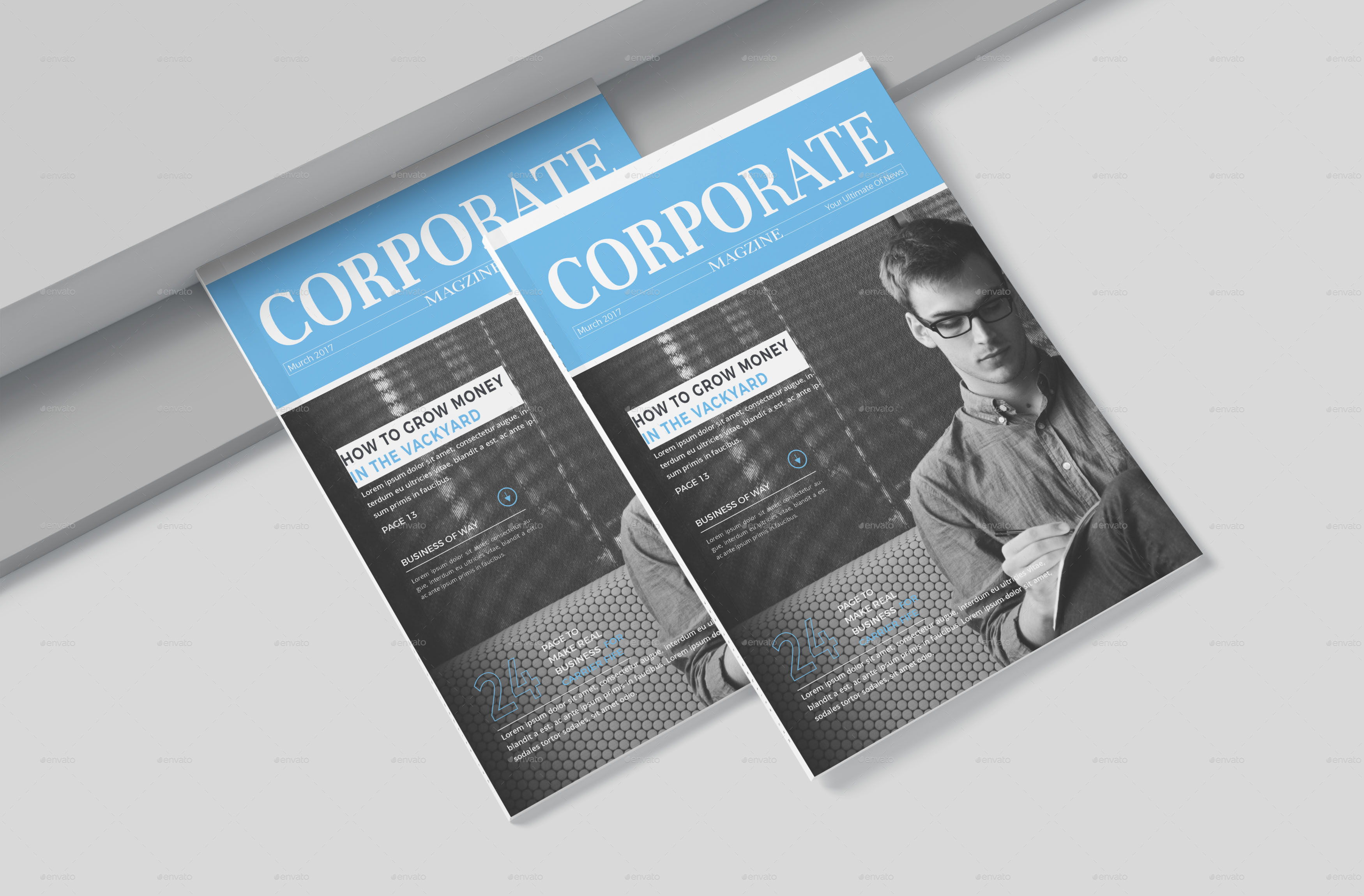 Corporate Magazine, Print Templates | GraphicRiver