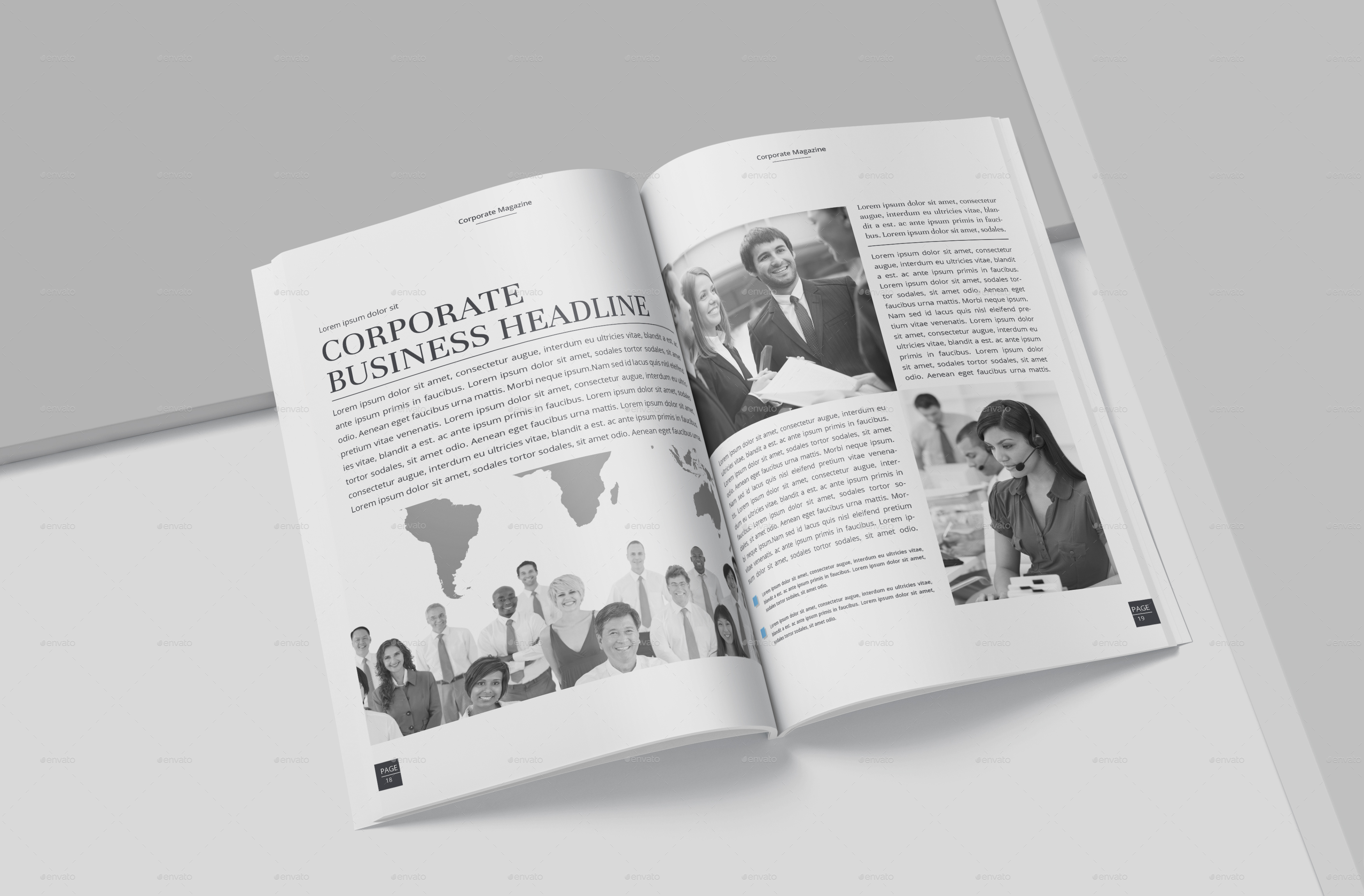 Corporate Magazine, Print Templates | GraphicRiver