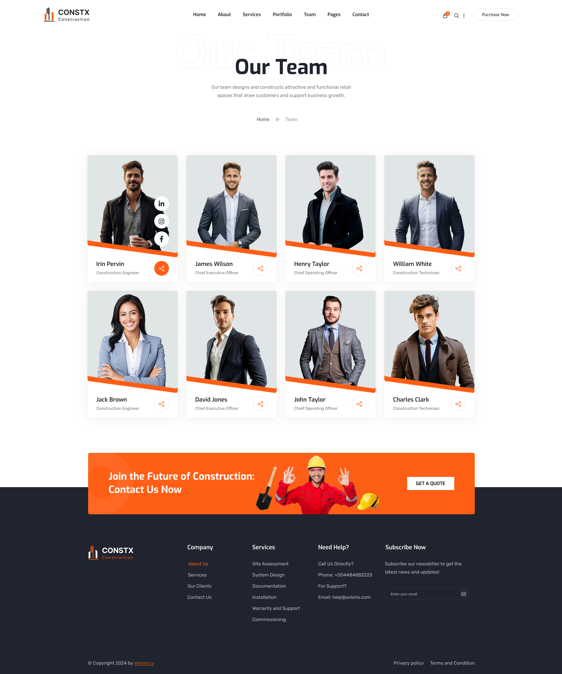 ConstX - Construction Figma Template by InversWeb | ThemeForest