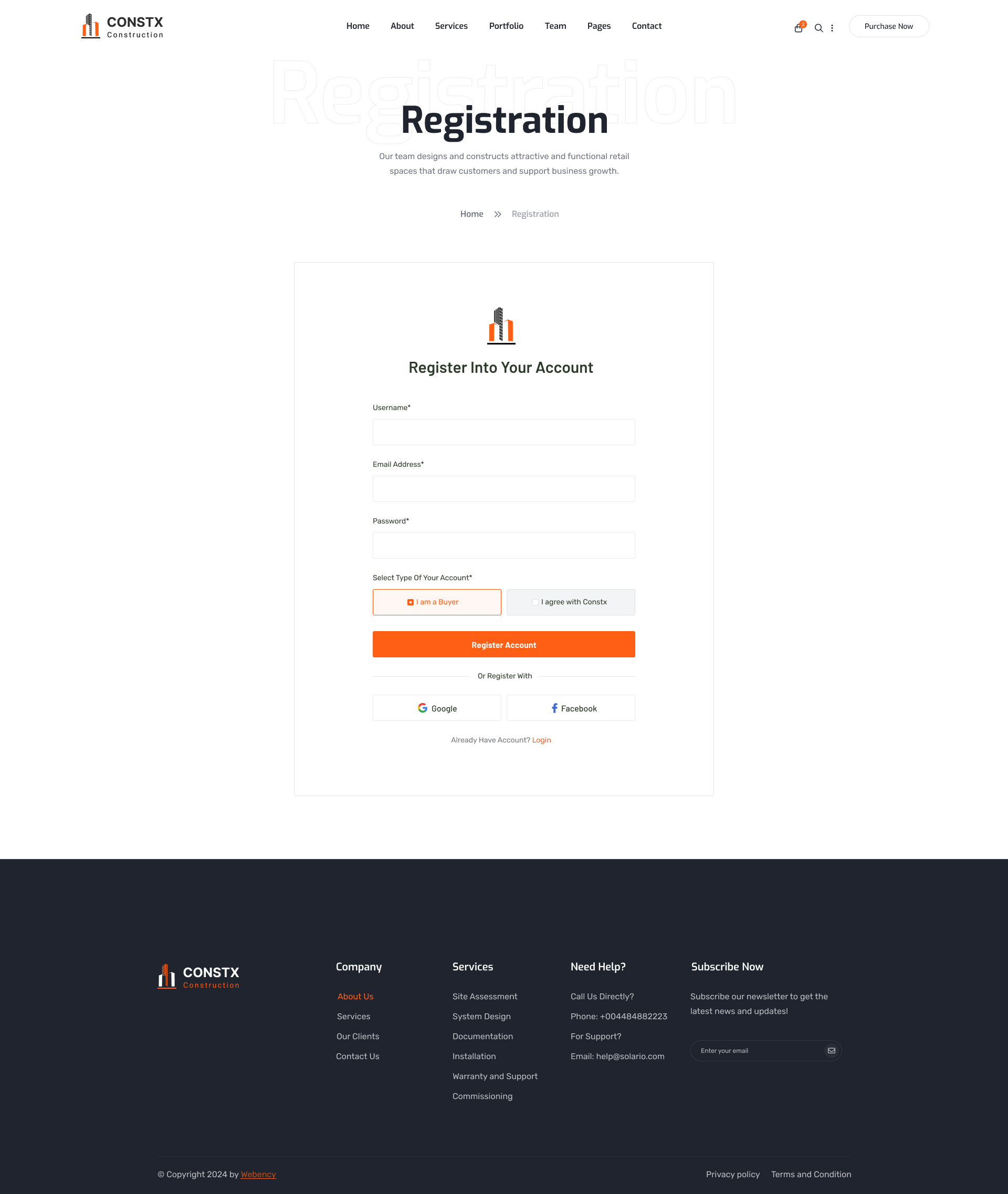 ConstX - Construction Figma Template by InversWeb | ThemeForest