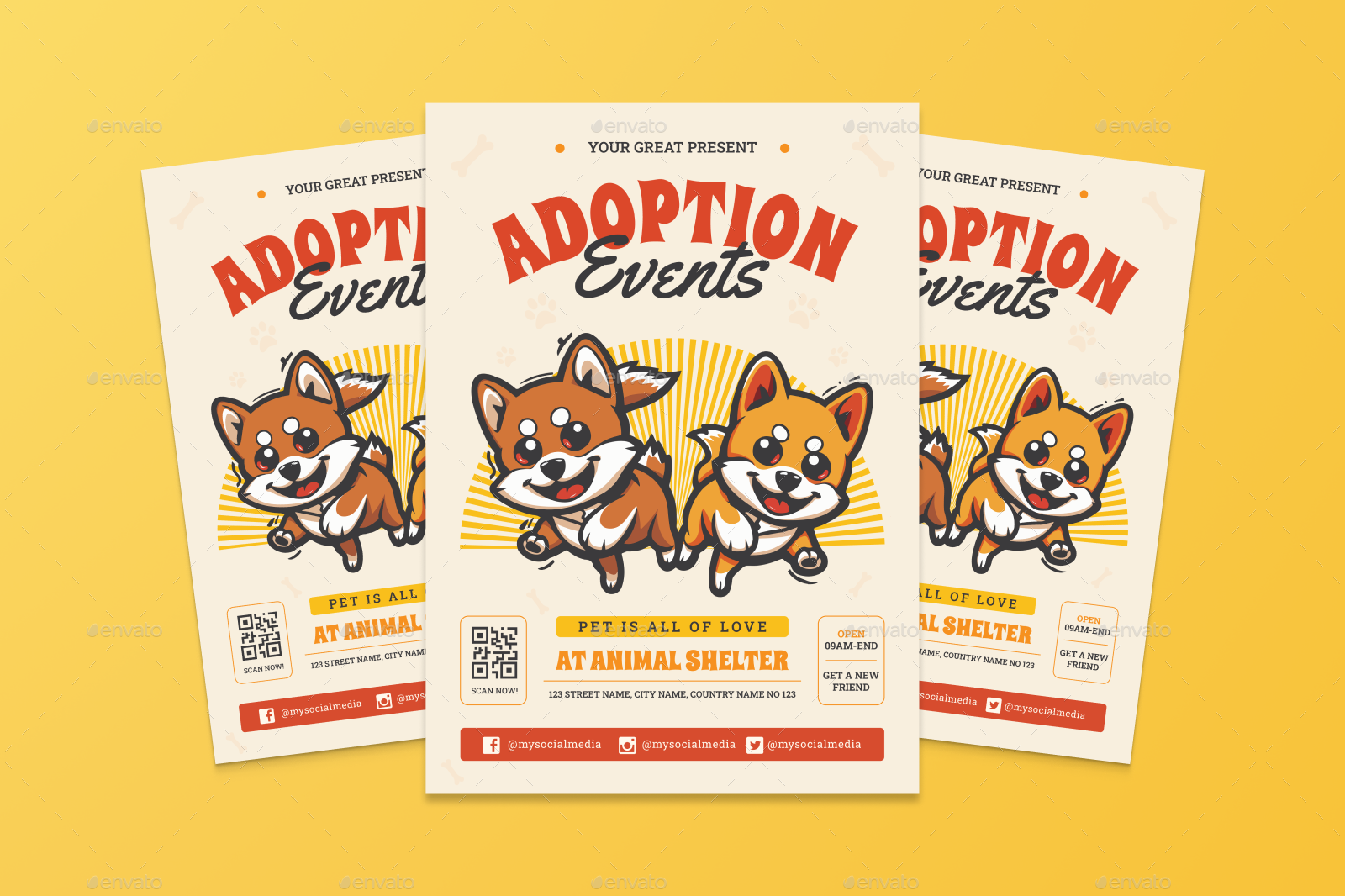 Adoption Events Flyer, Print Templates | GraphicRiver