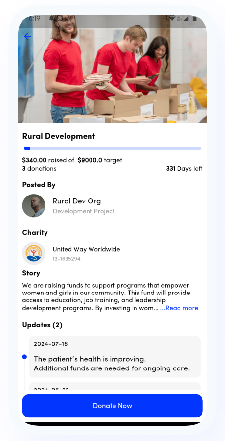 GoFund - Donation, Crowdfunding, Charity & Fundraising App | Raise Funds | Flutter Complete ...