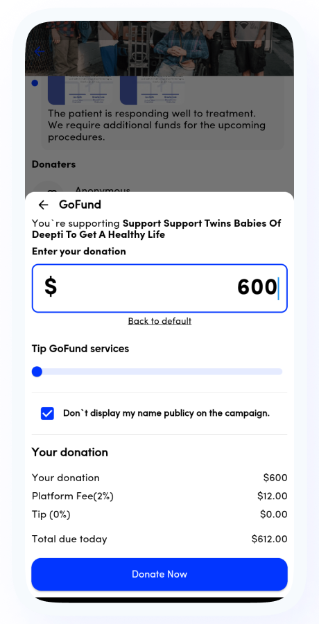 GoFund - Donation, Crowdfunding, Charity & Fundraising App | Raise Funds | Flutter Complete ...