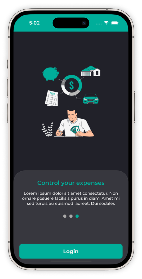 Money Management App Template in React Native CLI | Finance App ...