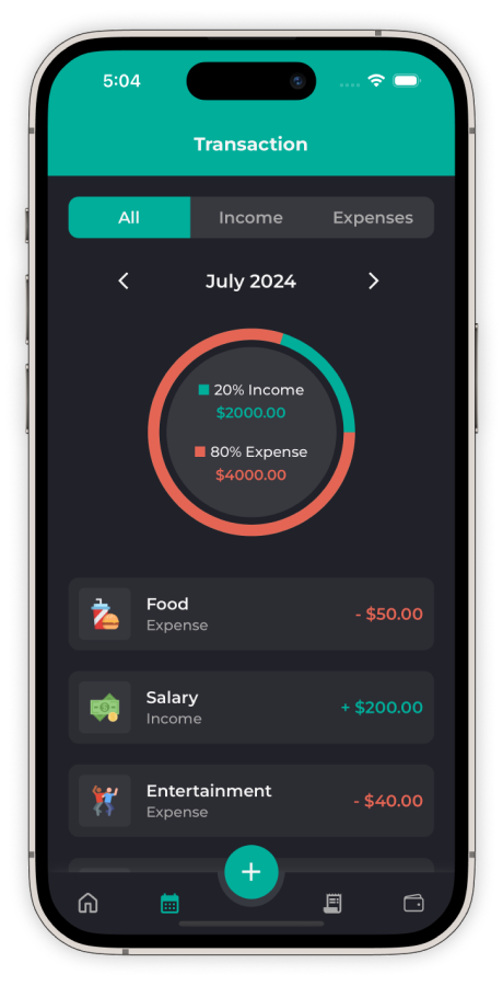 Money Management App Template in React Native CLI | Finance App ...