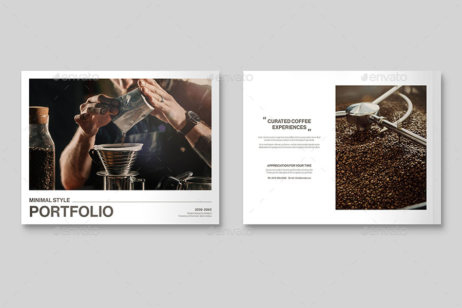 Minimalist Portfolio Template, Print Templates | GraphicRiver
