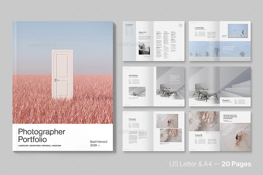 Portfolio Template, Print Templates | GraphicRiver
