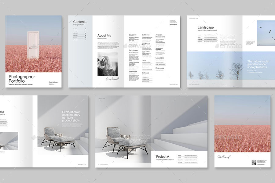 Portfolio Template, Print Templates | GraphicRiver