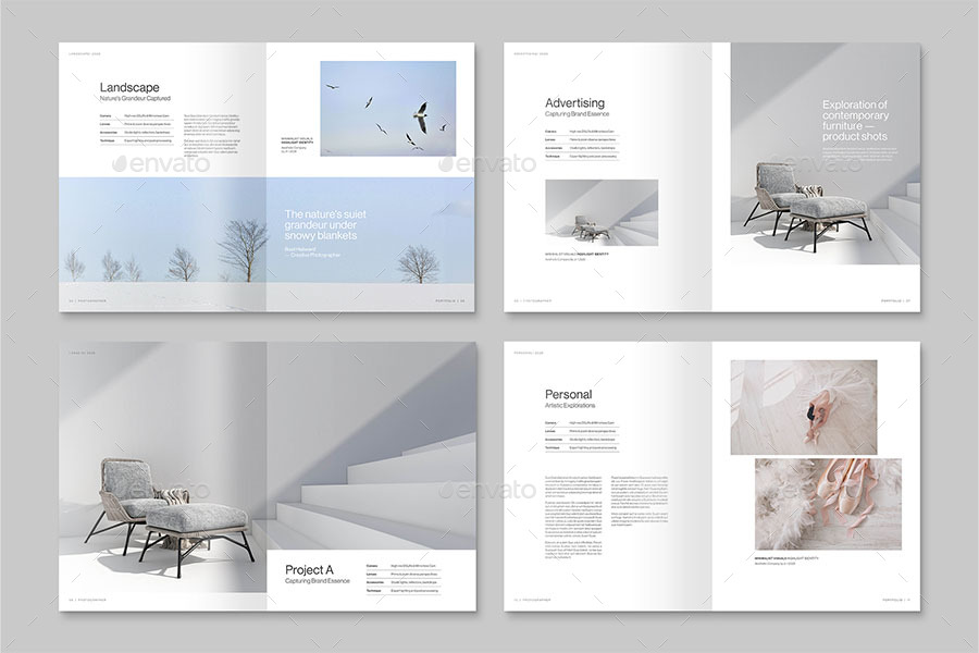 Portfolio Template, Print Templates | GraphicRiver