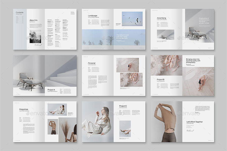 Portfolio Template, Print Templates | GraphicRiver