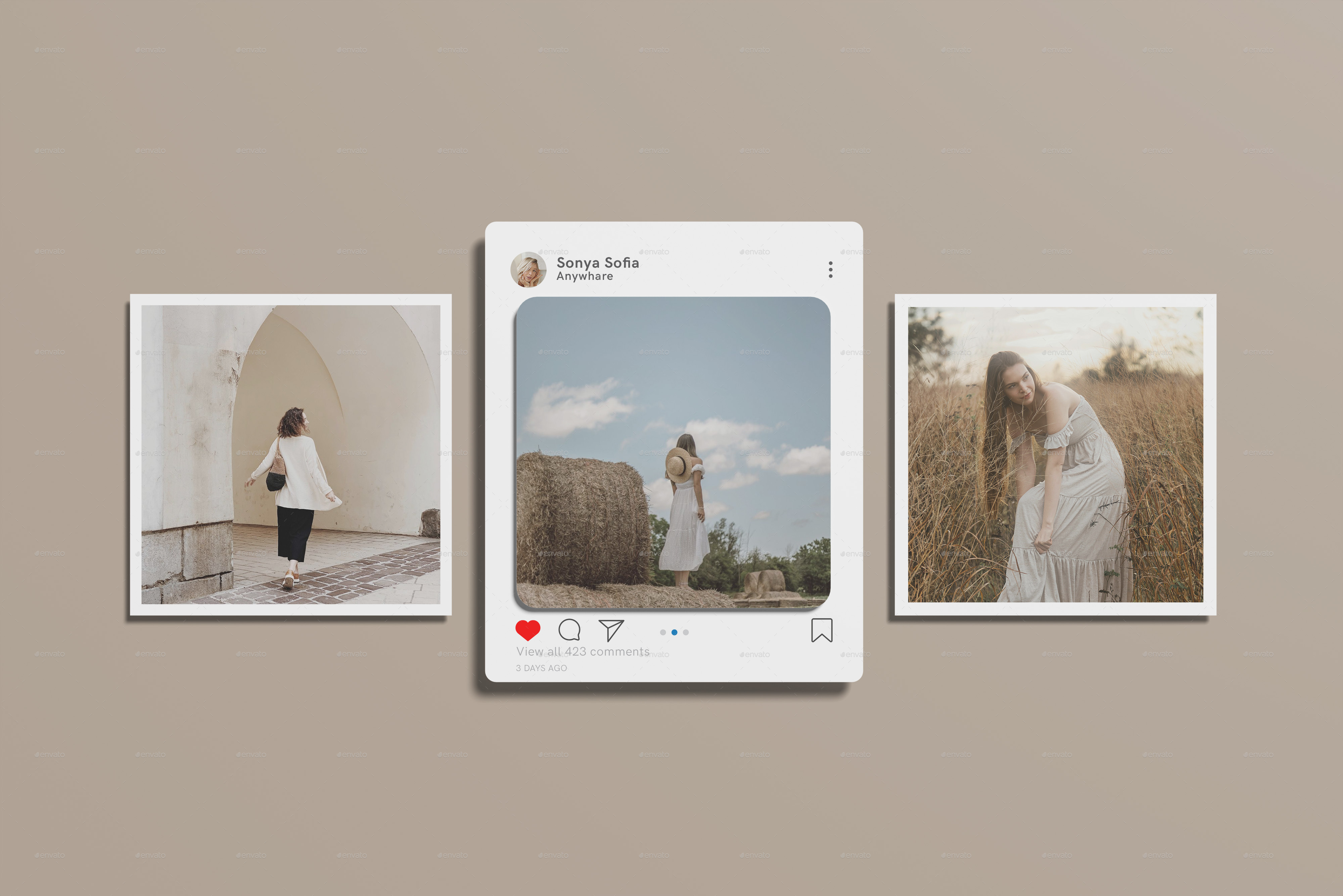 Social Media Post Mockup, Graphics | GraphicRiver