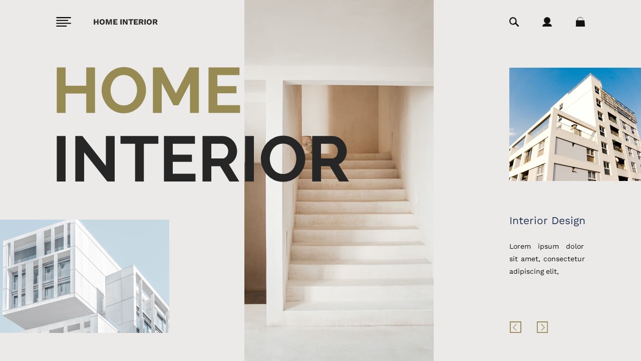 Home Interior - Interior Design Google Slide Templates, Presentation ...