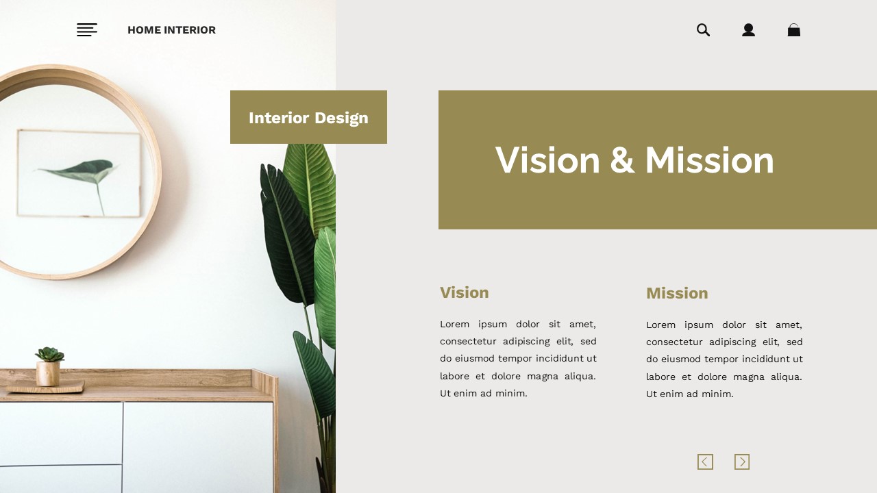 Home Interior - Interior Design Google Slide Templates, Presentation ...