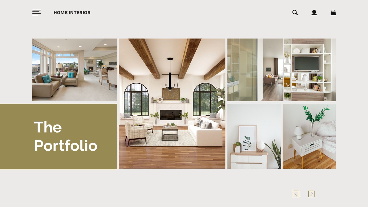 Home Interior - Interior Design Google Slide Templates, Presentation ...