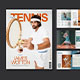 Tennis Magazine Template, Print Templates | GraphicRiver