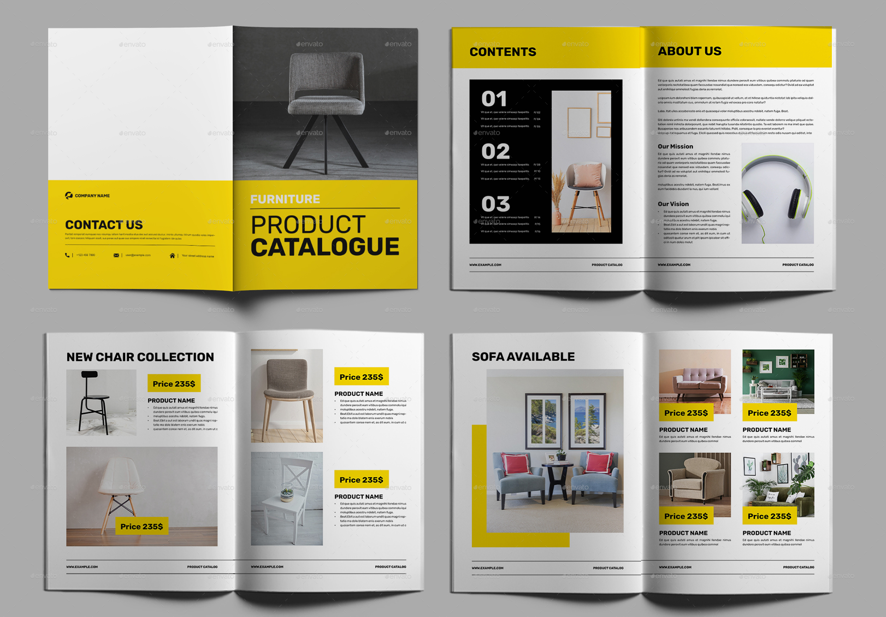 Product Catalogue Template, Print Templates | GraphicRiver