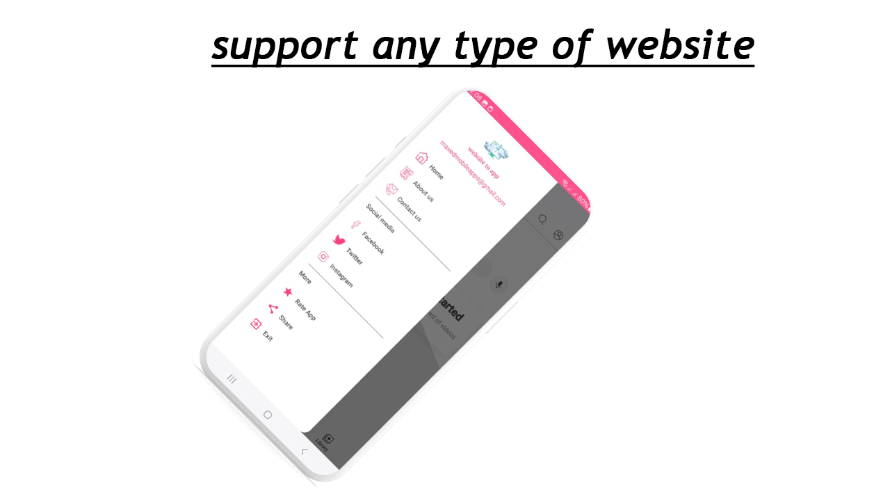 Website to app - web2app android | Web View App | Web to App by maxedmobileapps
