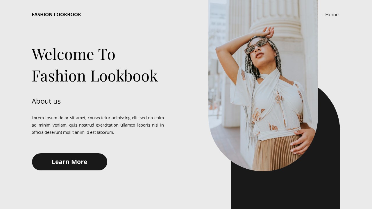 Fashion Lookbook - Fashion Collection Google Slide Templates ...