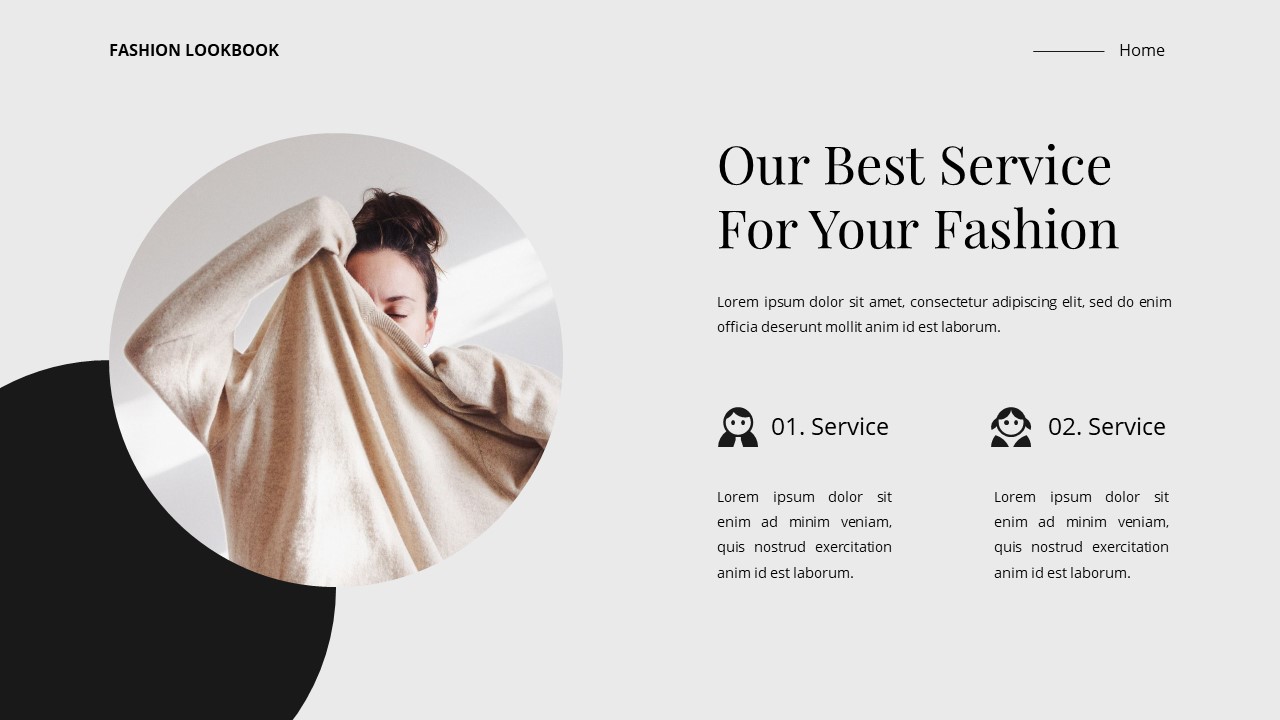 Fashion Lookbook - Fashion Collection Google Slide Templates ...