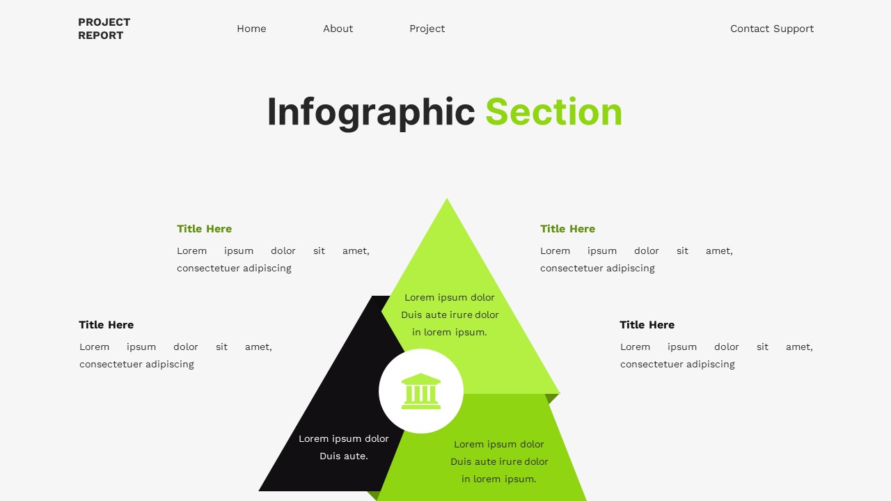 Project Report - Business Powerpoint Templates, Presentation Templates