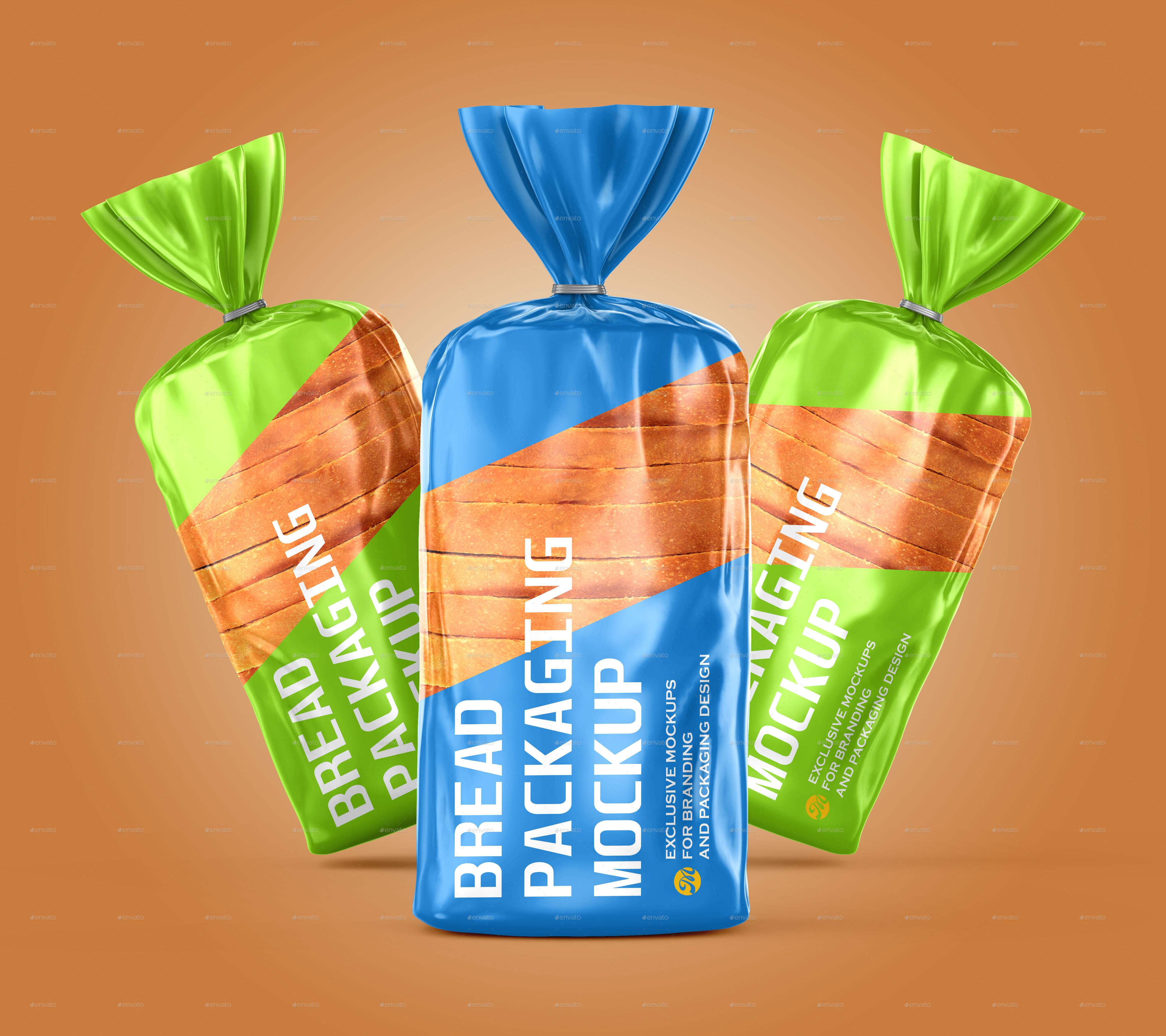 Slice Bread Packaging Mockup, Graphics | GraphicRiver