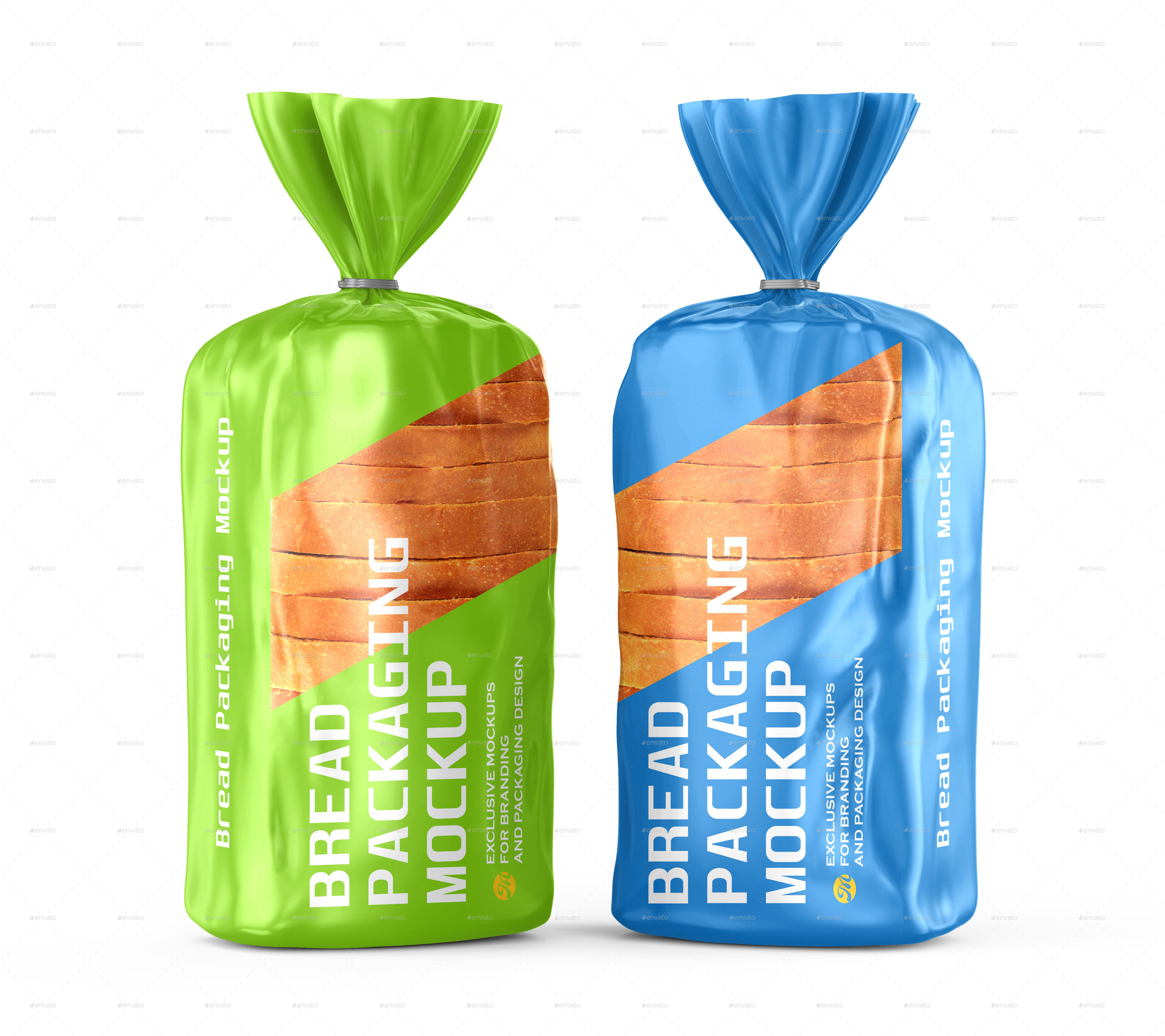 Slice Bread Packaging Mockup, Graphics | GraphicRiver