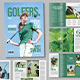 Golf Magazine Template, Print Templates | GraphicRiver