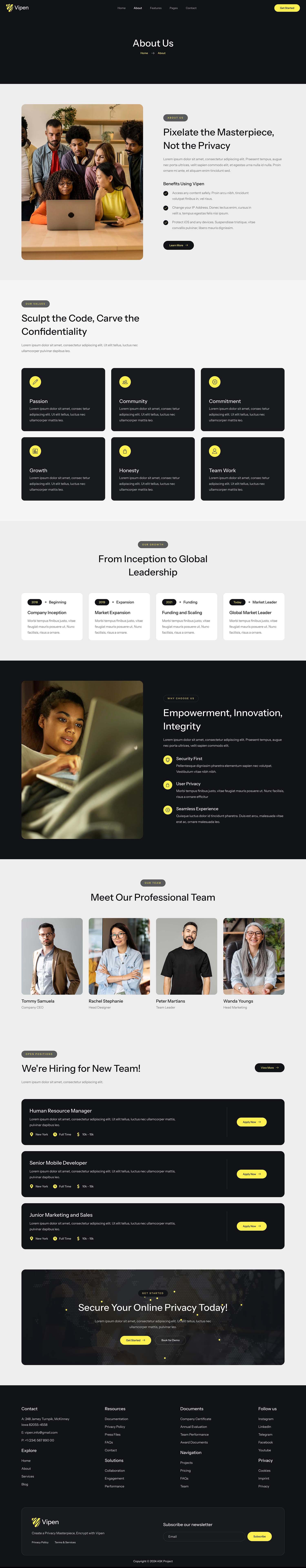 Vipen - VPN Services & Proxy Elementor Template Kit by askproject ...