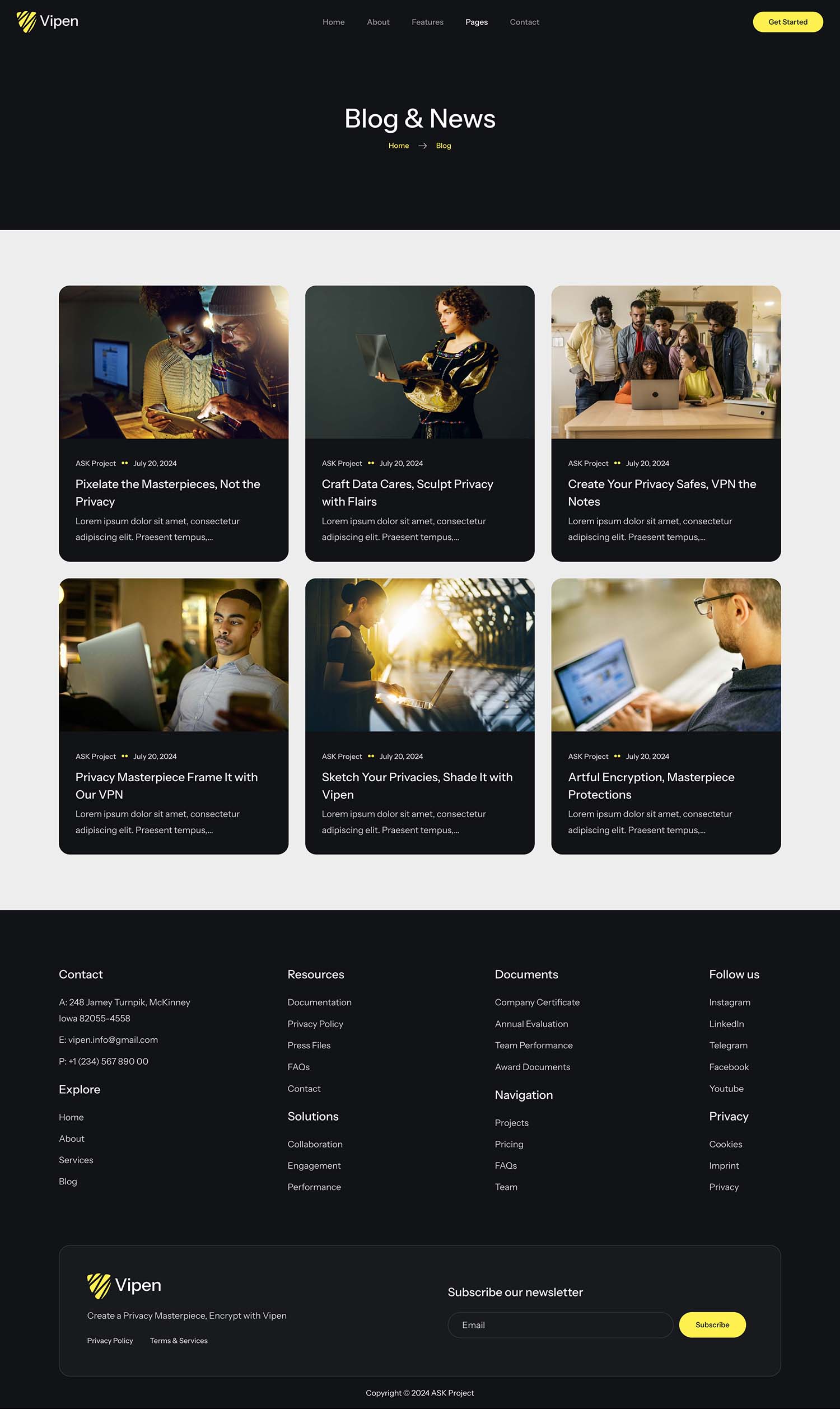 Vipen - VPN Services & Proxy Elementor Template Kit by askproject ...