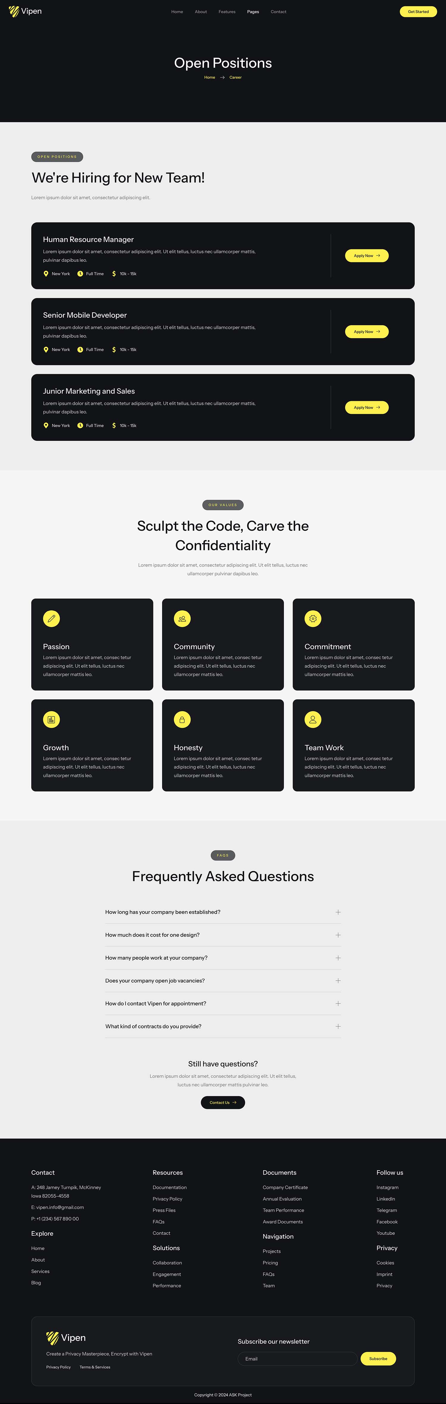Vipen - VPN Services & Proxy Elementor Template Kit by askproject ...