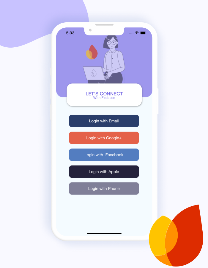 Firebase all Login - iOS | FB, Google, Email, Mobile & Apple Login by LpkTechnosoft